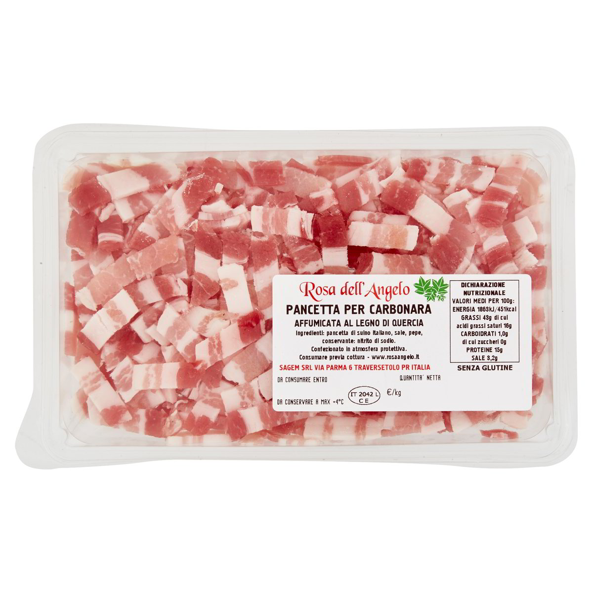 PANCETTA PER CARBONARA ROSA DELL'ANGELO - DupliClick