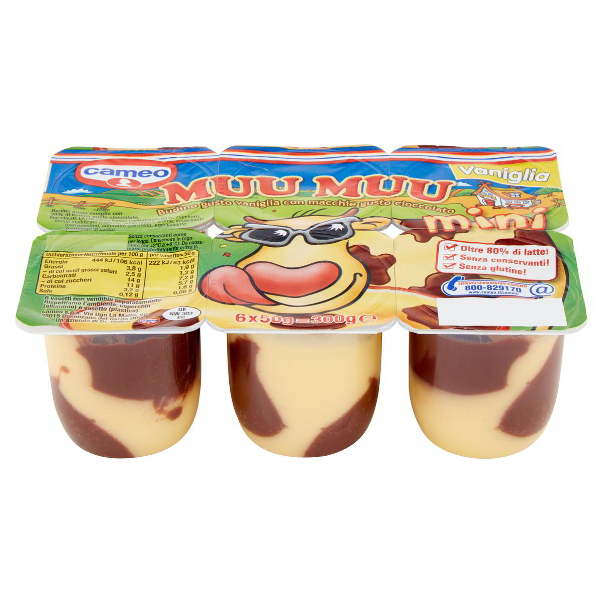 MUU MUU MINI VANIGLIA 6 PZ CAMEO - DupliClick