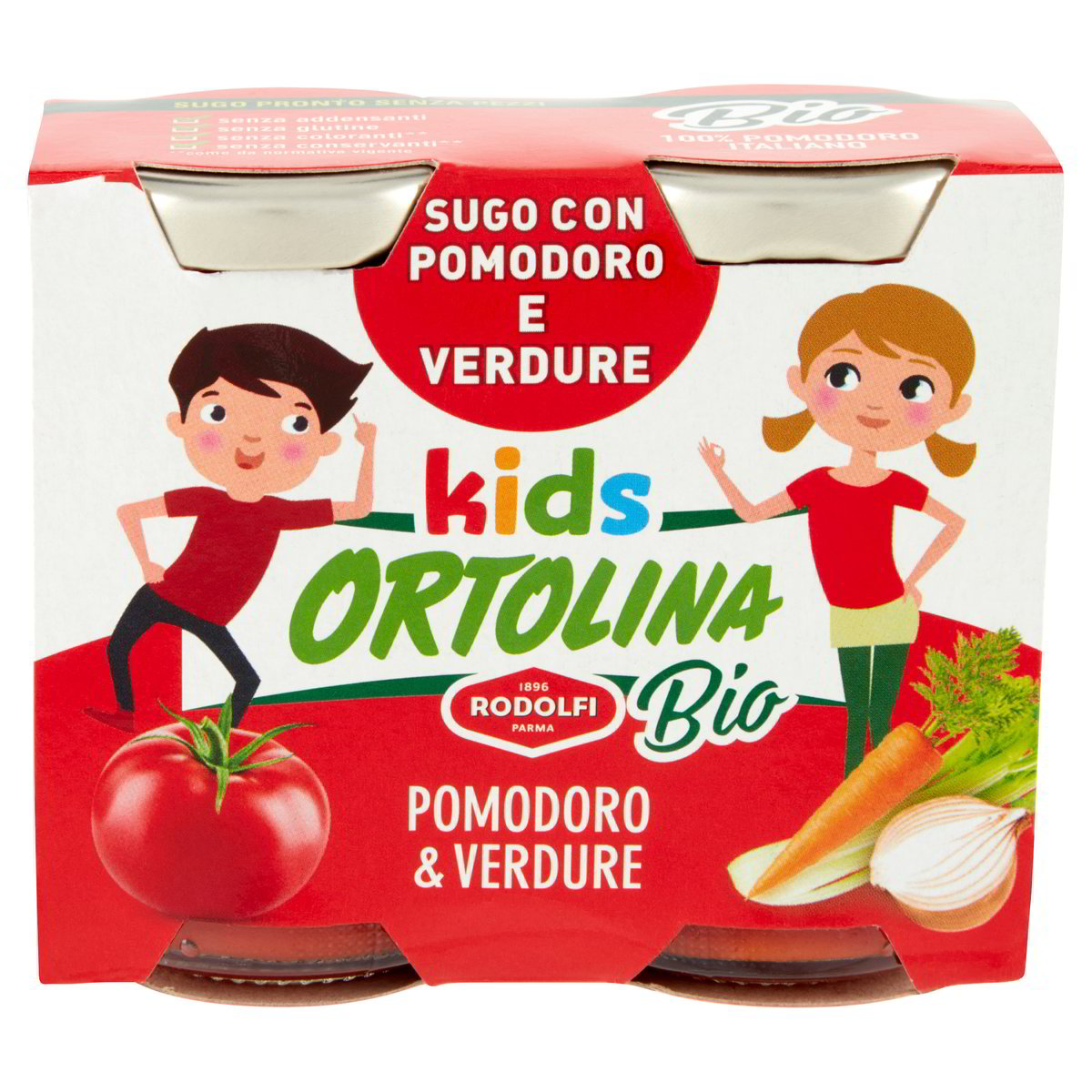 SUGO DI POMODORO E VERDURE 2 PZ ORTOLINA KIDS - DupliClick
