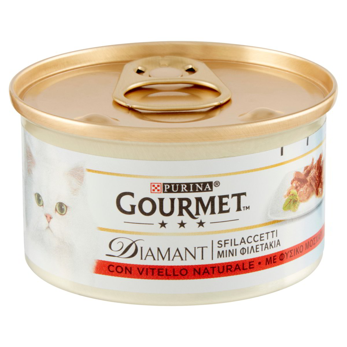 SFILACCETTI MINI PER GATTI CON VITELLO NATURALE DIAMANT PURINA GOURMET - DupliClick