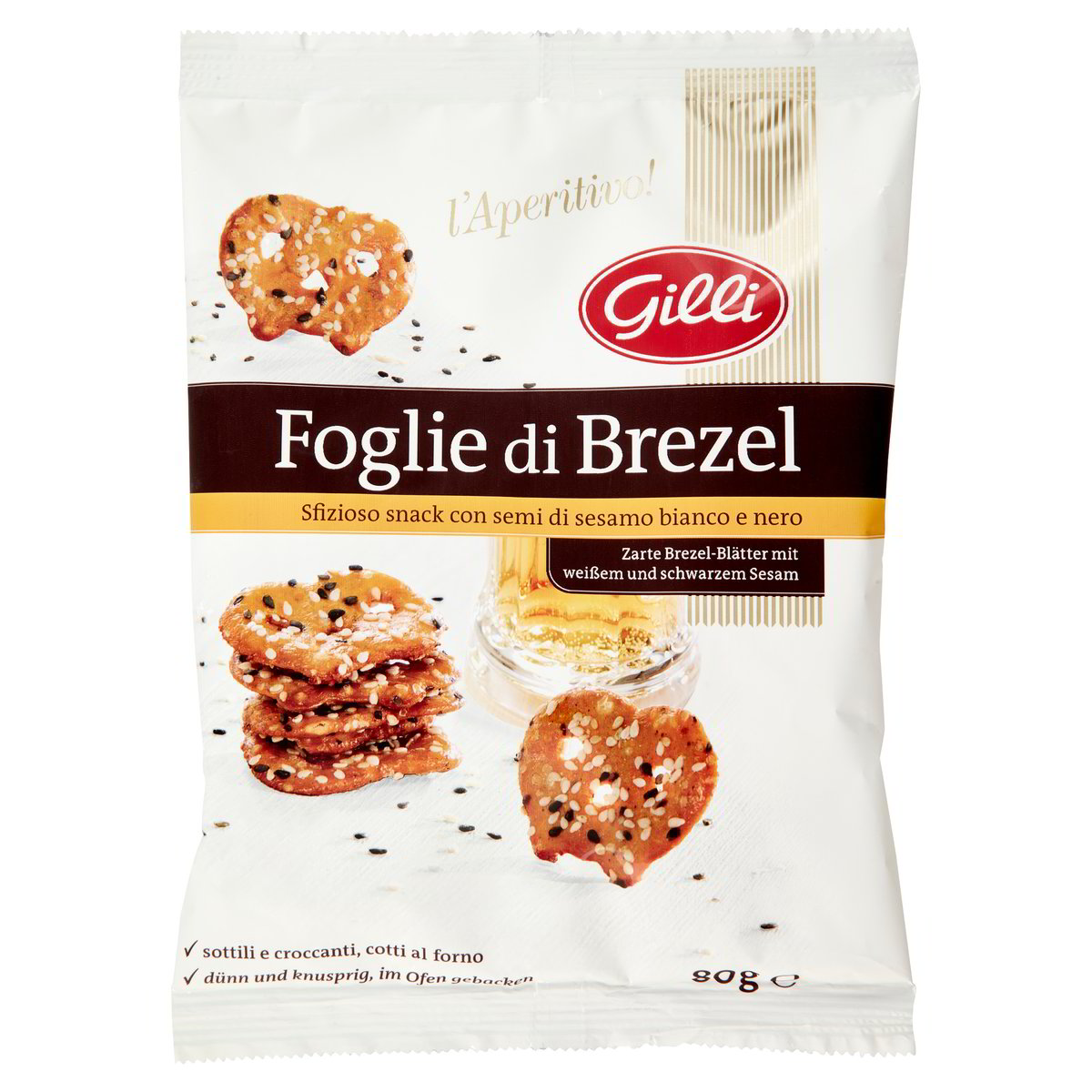 FOGLIE DI BREZEL SESAMO GILLI - DupliClick