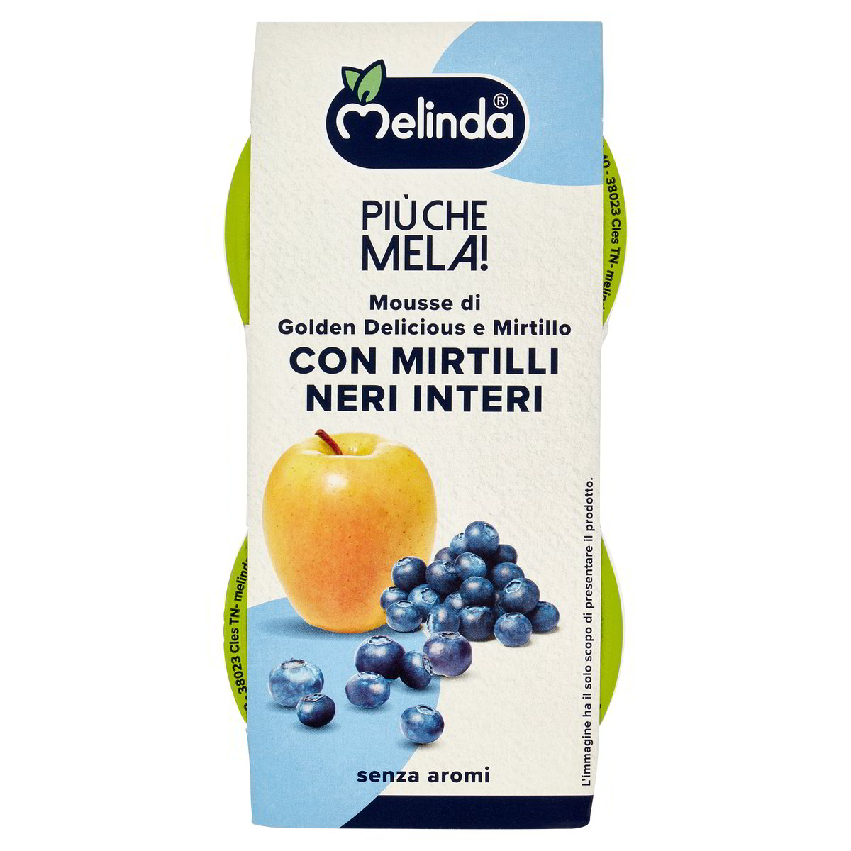 PUREA DI MELA INTEGRALE MIRTILLO PIU' CHE MELA MELINDA - DupliClick