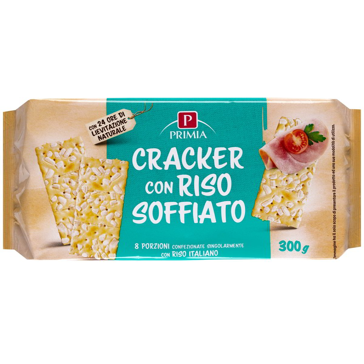 CRACKERS CON RISO SOFFIATO 8 PORZIONI PRIMIA - DupliClick