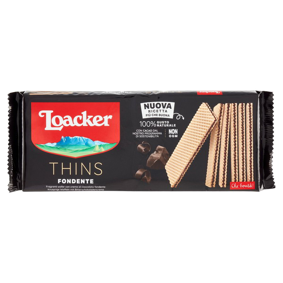 WAFER FONDENTE DARK NOIR THINS LOACKER - DupliClick