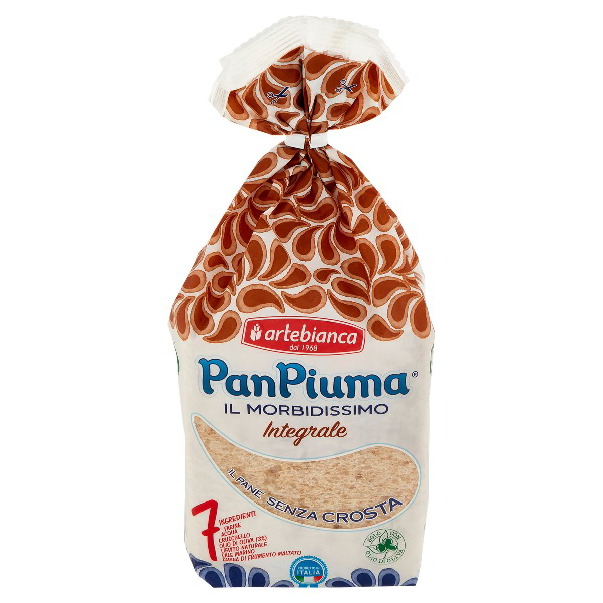 PANE SENZA CROSTA INTEGRALE PAN PIUMA ARTEBIANCA - DupliClick