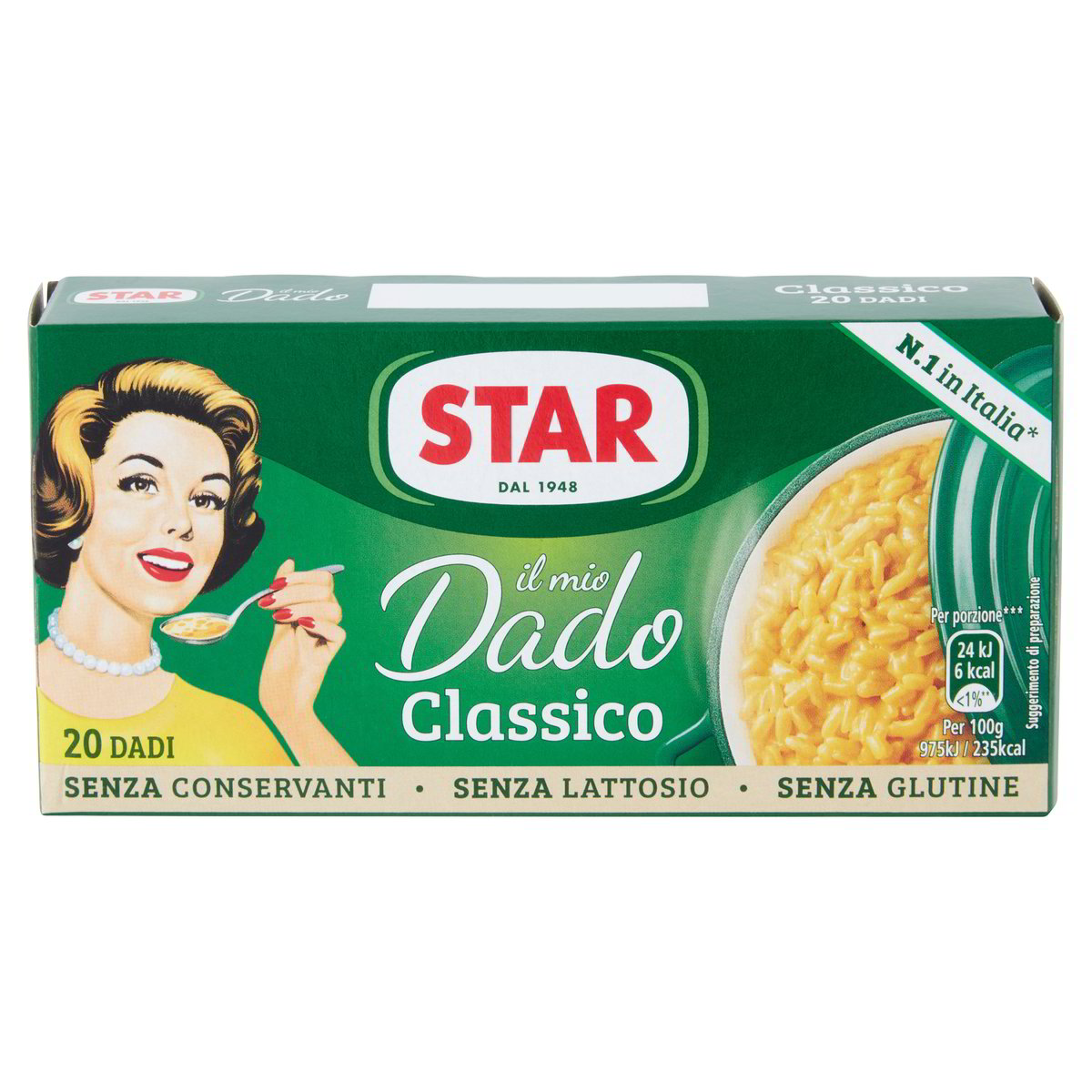DADO CLASSICO 20 PZ STAR - DupliClick