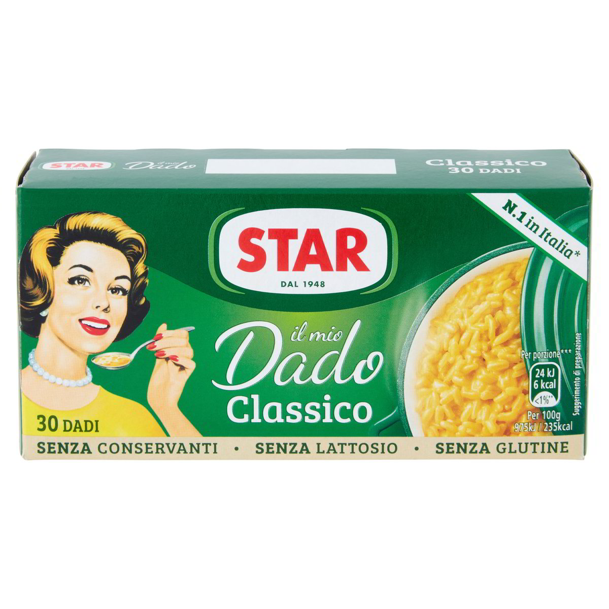 DADO CLASSICO 30 PZ STAR - DupliClick