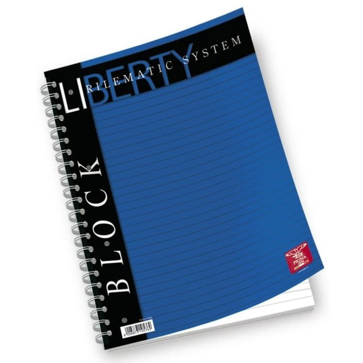 BLOCCO A SPIRALE 1 RIGO 80 FOGLI PIGNA - DupliClick